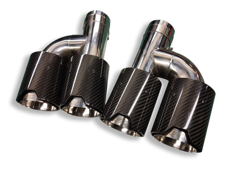 M Performance Style Carbon Fiber 'h" Exhaust Tip – The Carbon Lab