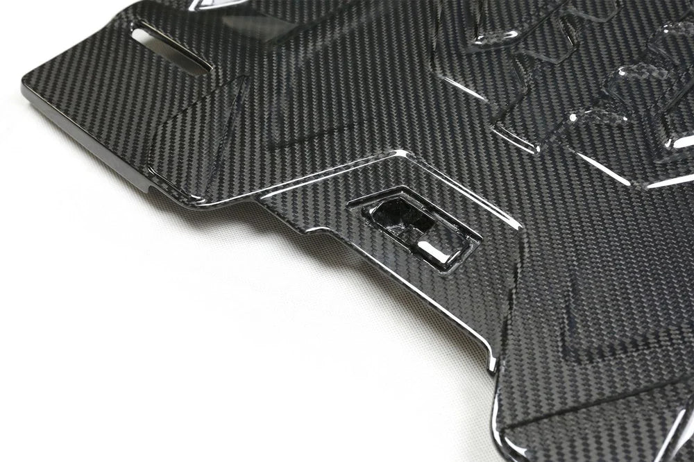 OEM Style Carbon Fiber Engine Cover - BMW F90 M5 & F91 / F92 / F93 M8 ...