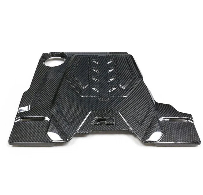 OEM Style Carbon Fiber Engine Cover - BMW F90 M5 & F91 / F92 / F93 M8 ...