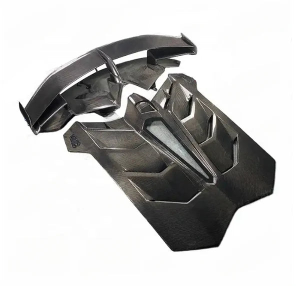 Lamborghini SVJ Style Carbon Fiber Wing And Rear Engine Lid – The ...