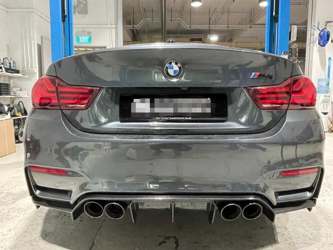 V Style Carbon Fiber Rear Diffuser - BMW F80 M3 & F82 / F83 M4 – The ...