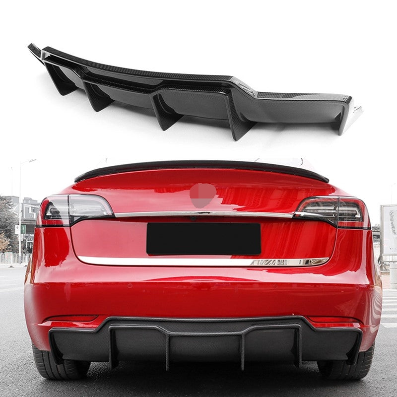 Artisan Carbon Fiber Rear Diffuser - Tesla Model 3 – The Carbon Lab